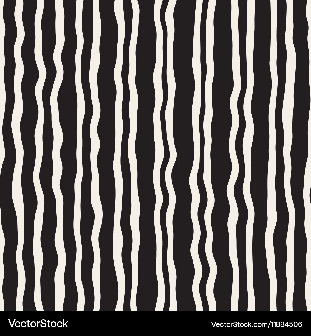 Black and White Stripes Pattern Royalty Free Vector Image