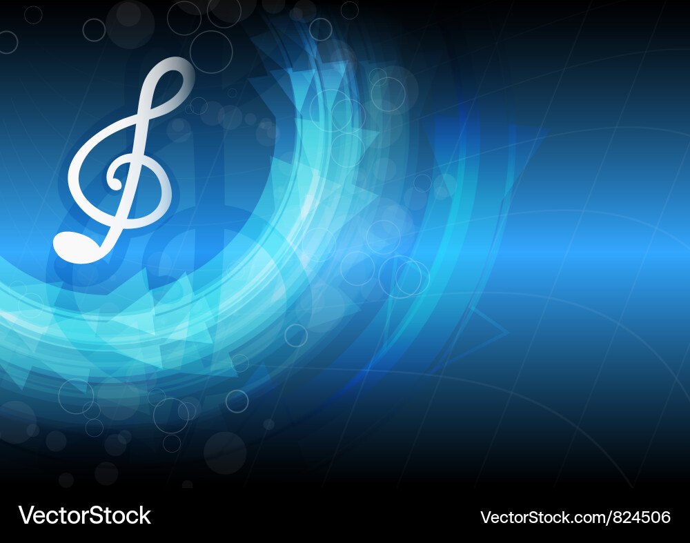 Music note background design Royalty Free Vector Image