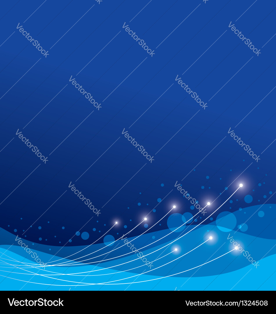 Modern Blue Gradient Background Royalty Free Vector Image