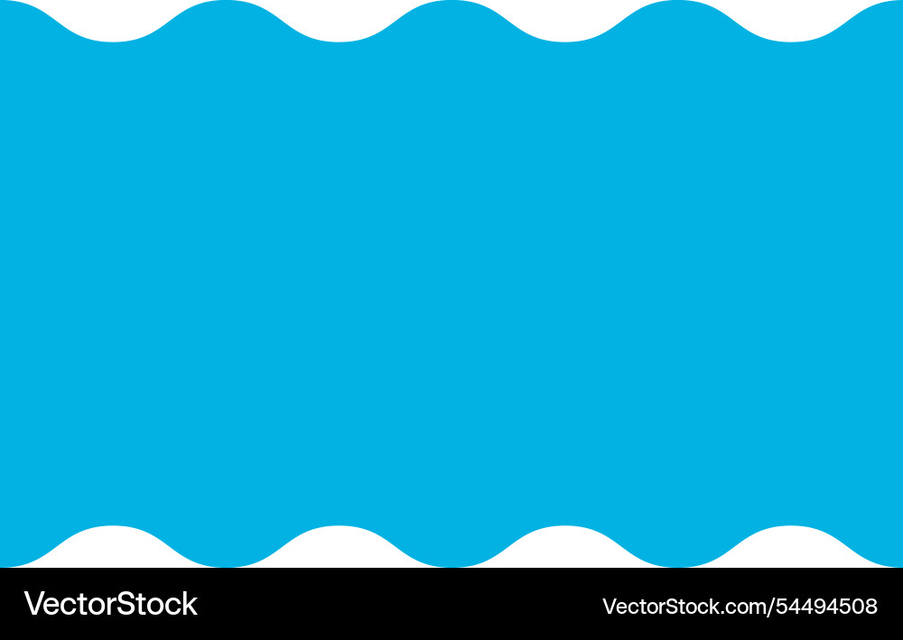 Wavy edge square frame shape Royalty Free Vector Image