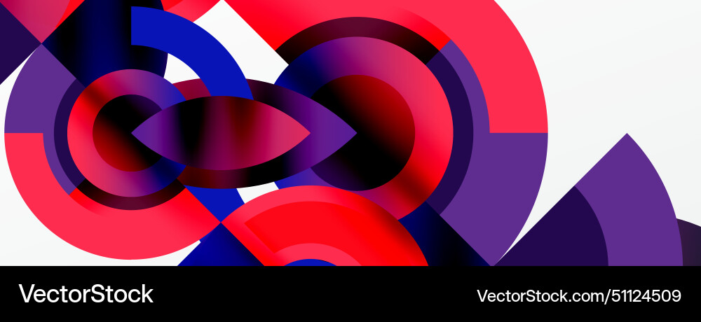 A red blue and purple geometric pattern Royalty Free Vector