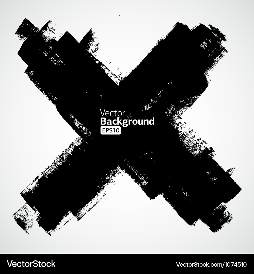 Grunge Cross Texture Background Royalty Free Vector Image