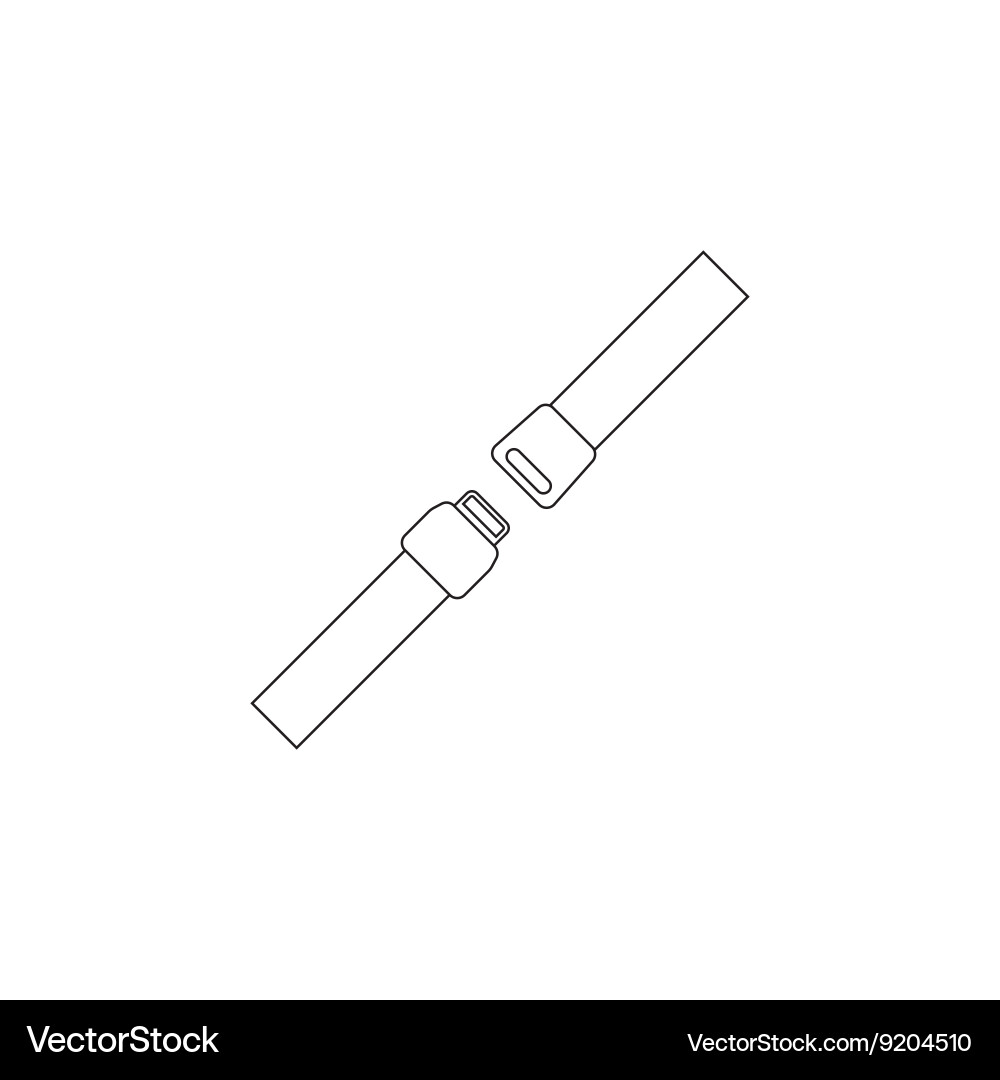 Safety Belt Icon Royalty Free Vector Image - VectorStock