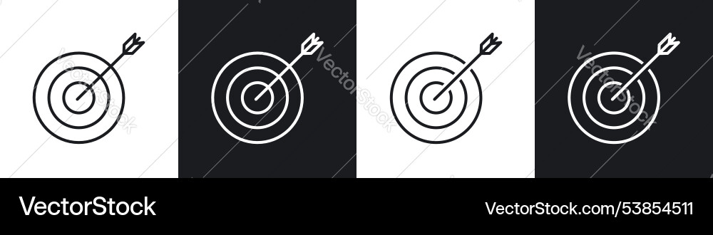 Bulls eye icon Royalty Free Vector Image - VectorStock