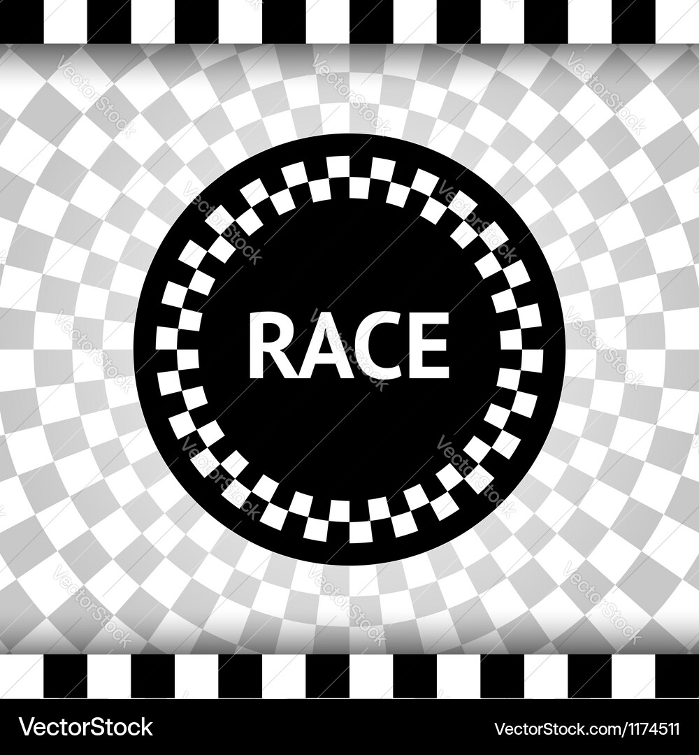 Checkerboard Racing Background Royalty Free Vector Image