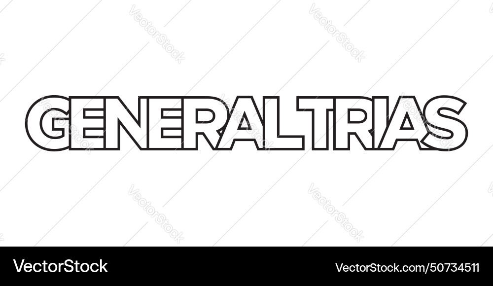 General trias in the philippines emblem Royalty Free Vector