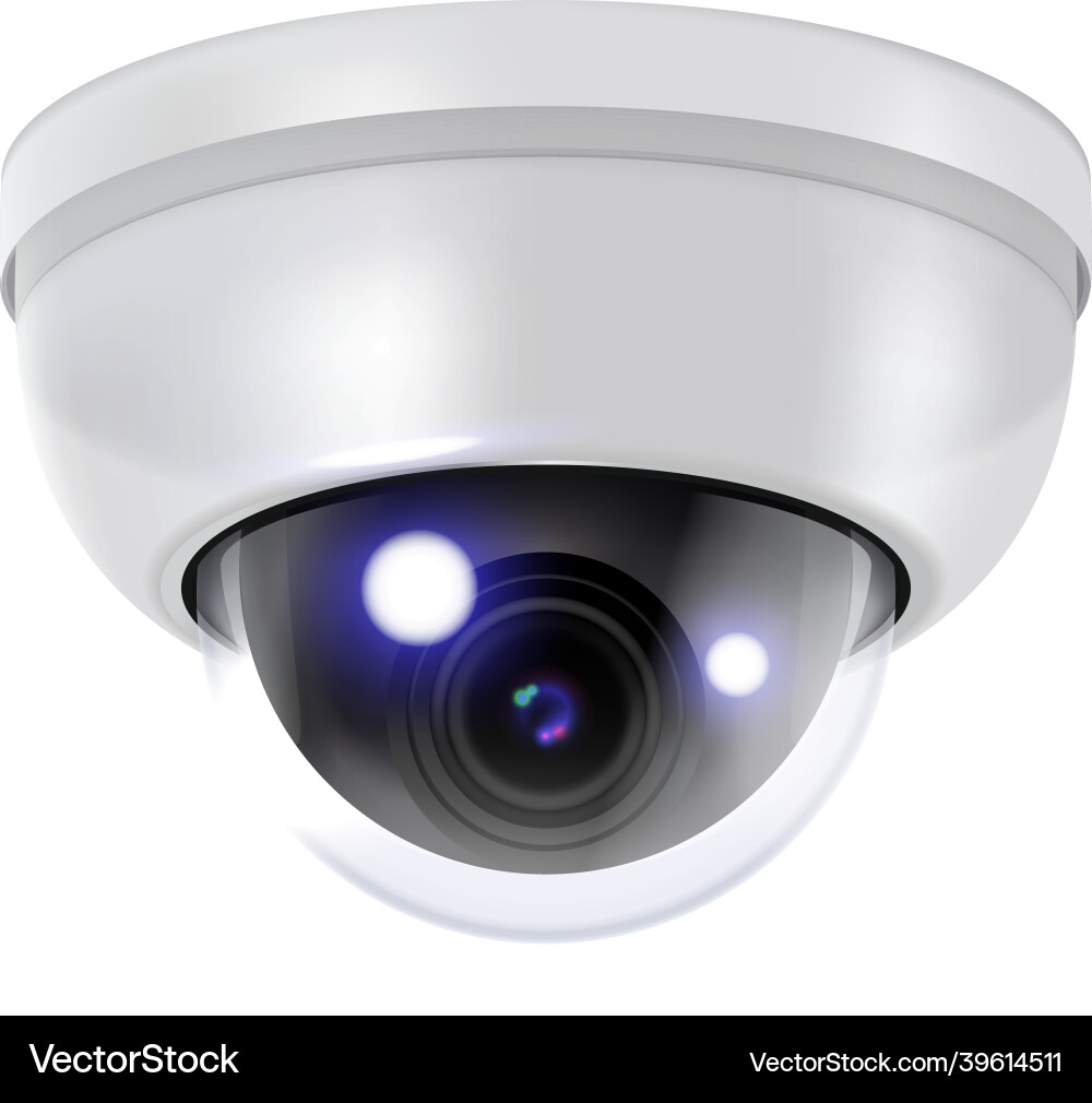 Surveillance camera Royalty Free Vector Image - VectorStock