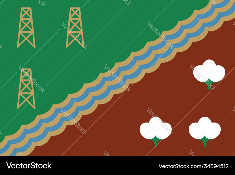 Flag shirvan in azerbaijan Royalty Free Vector Image