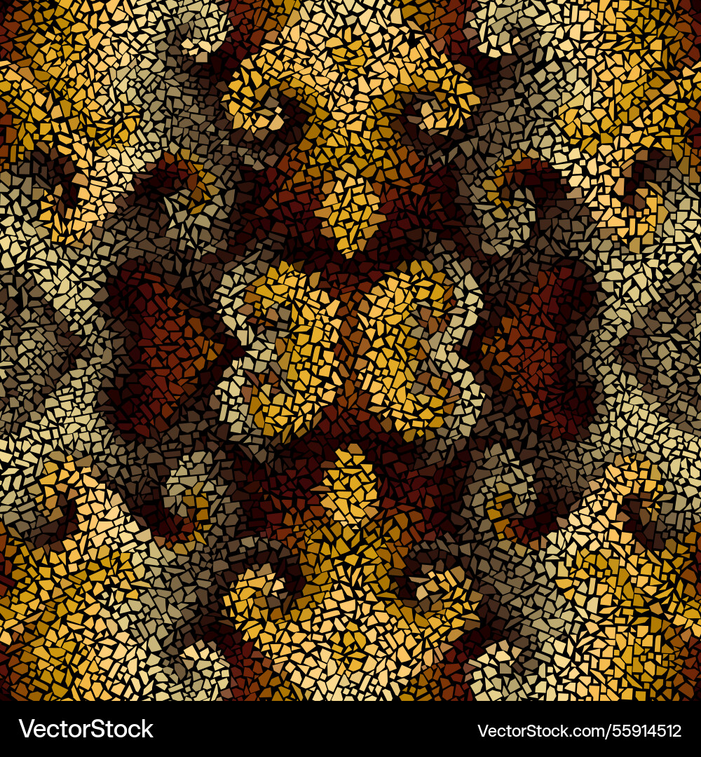 Seamless mosaic tile pattern ceramic tiles Vector Image