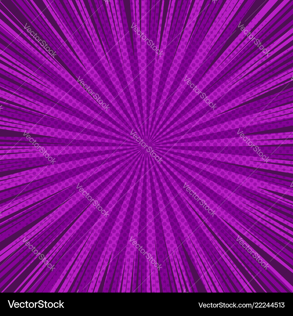 Comic page purple background Royalty Free Vector Image