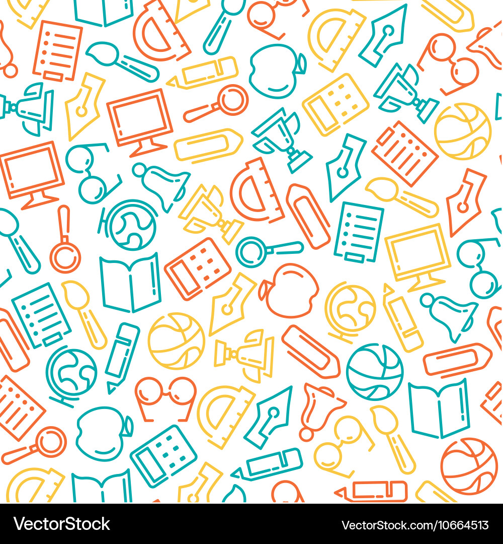 Education background Royalty Free Vector Image