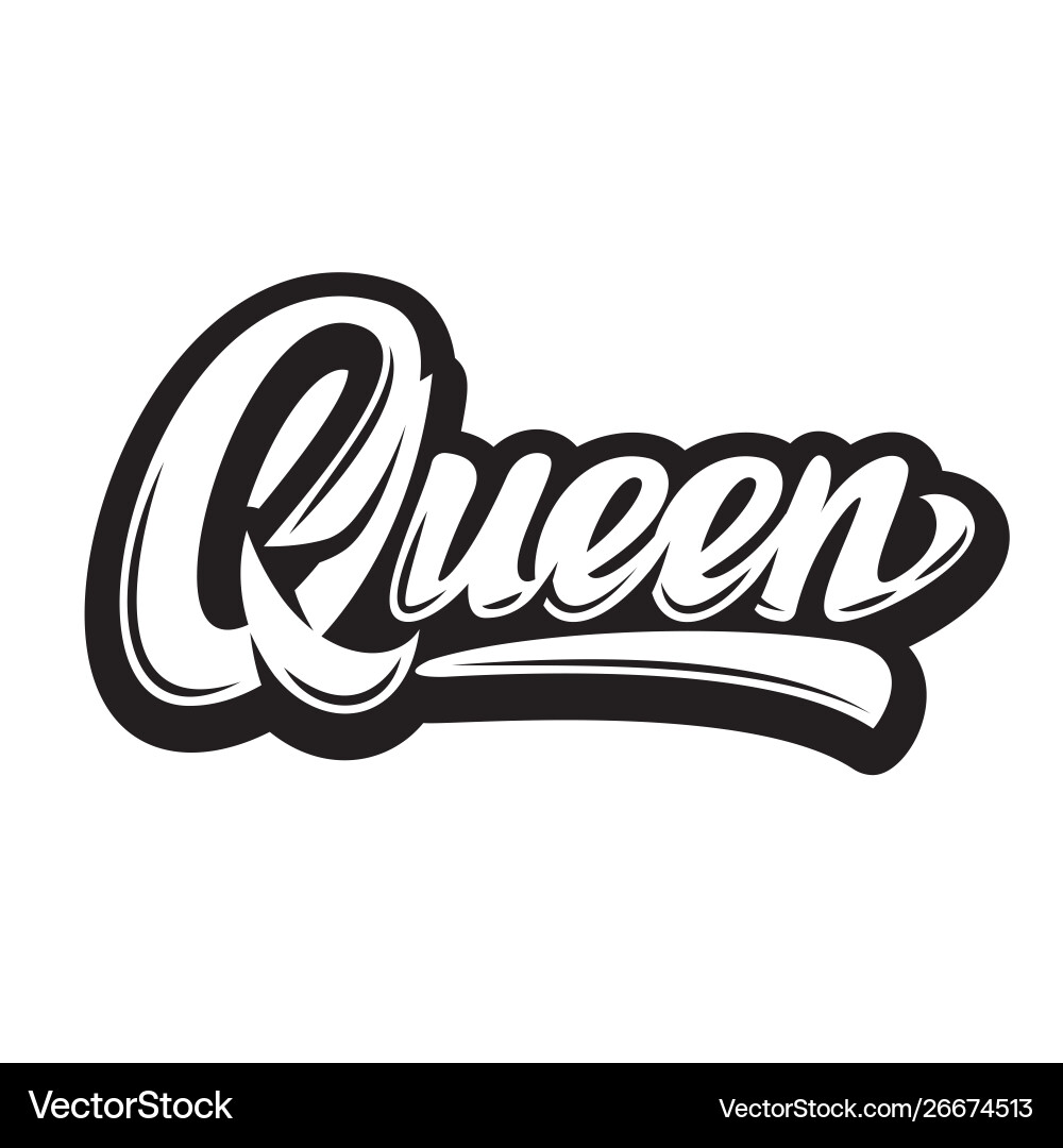 Royal Crown Calligraphy Royalty Free Vector Image