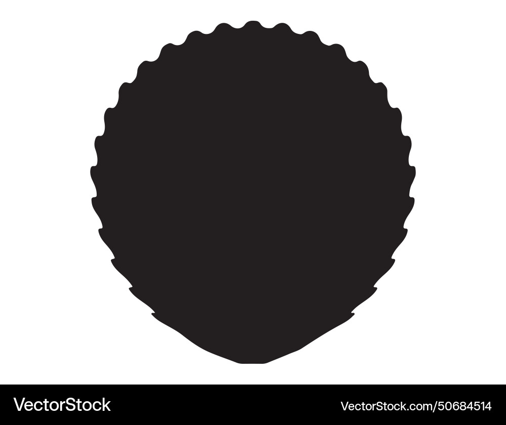 Seashell silhouette art Royalty Free Vector Image