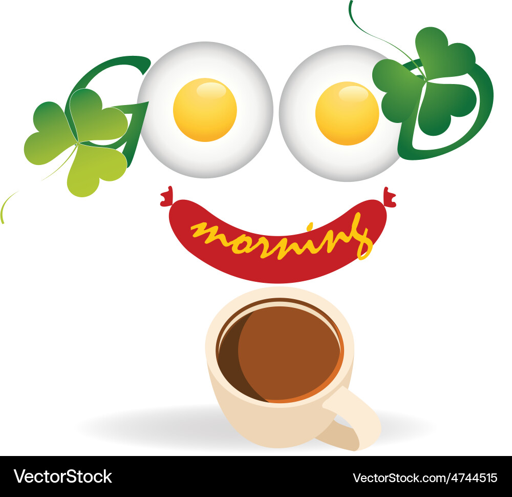 Good morning 2 resize Royalty Free Vector Image