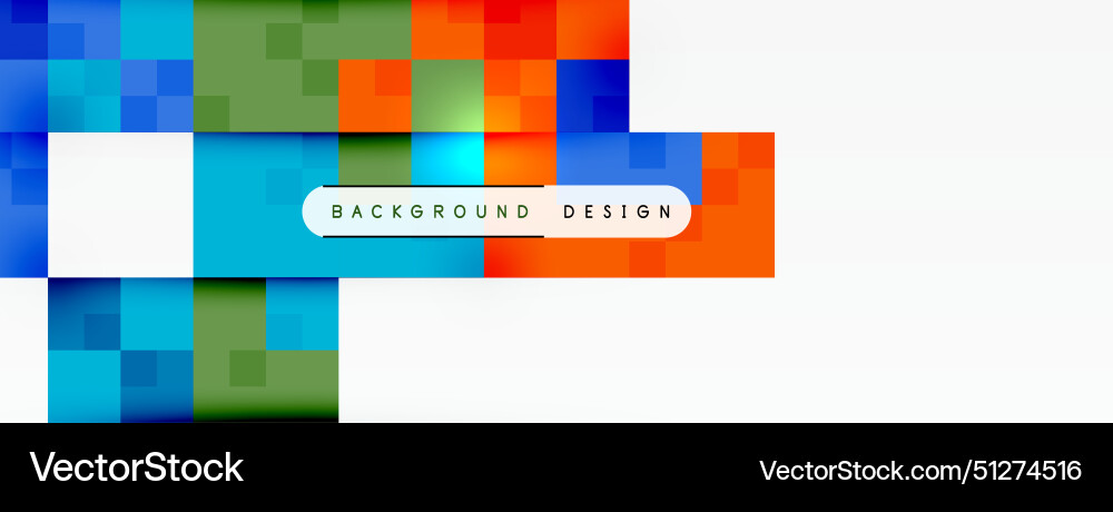 Colorful background with an electric blue arrow Vector Image