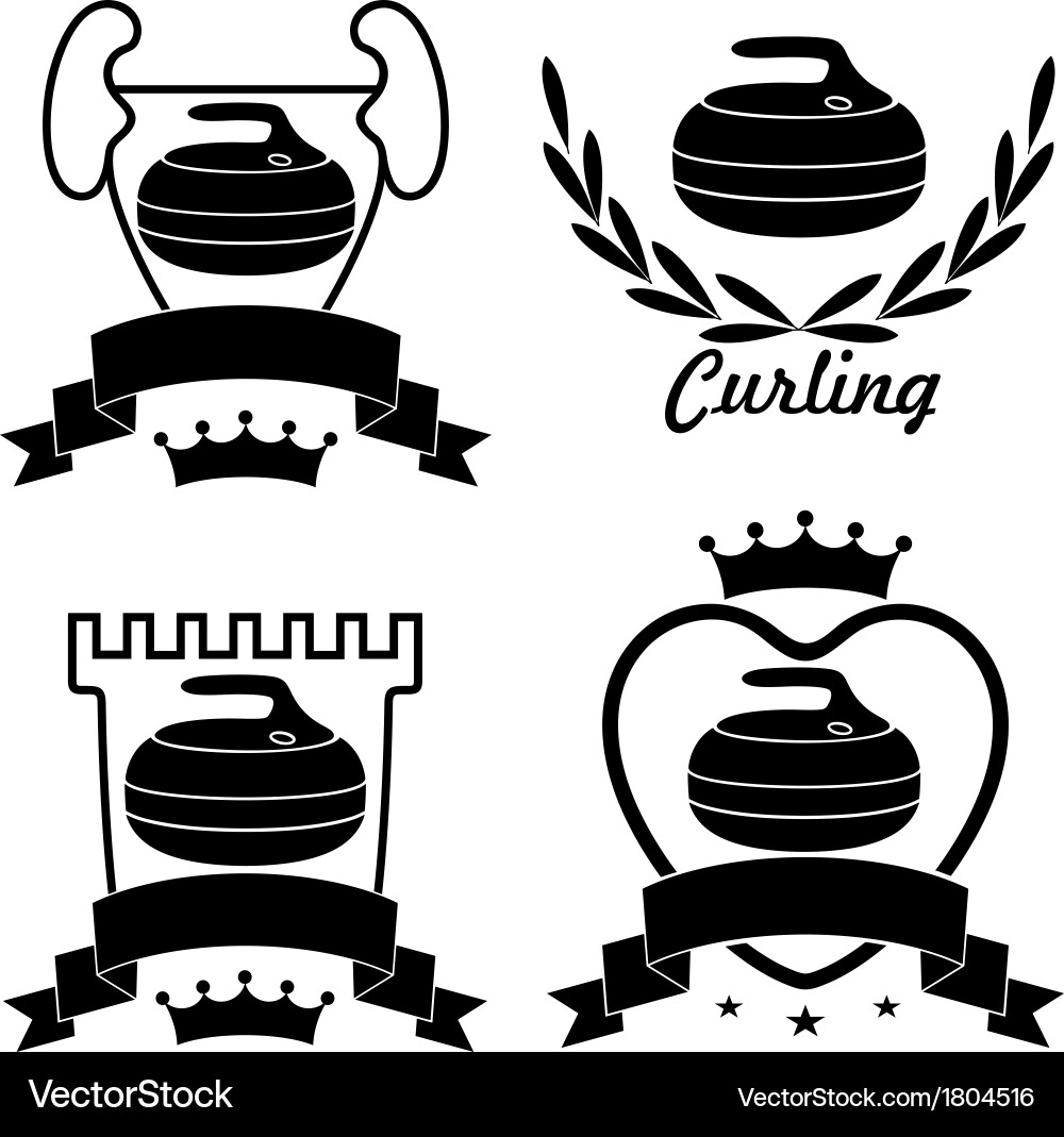 Curling Royalty Free Vector Image - VectorStock