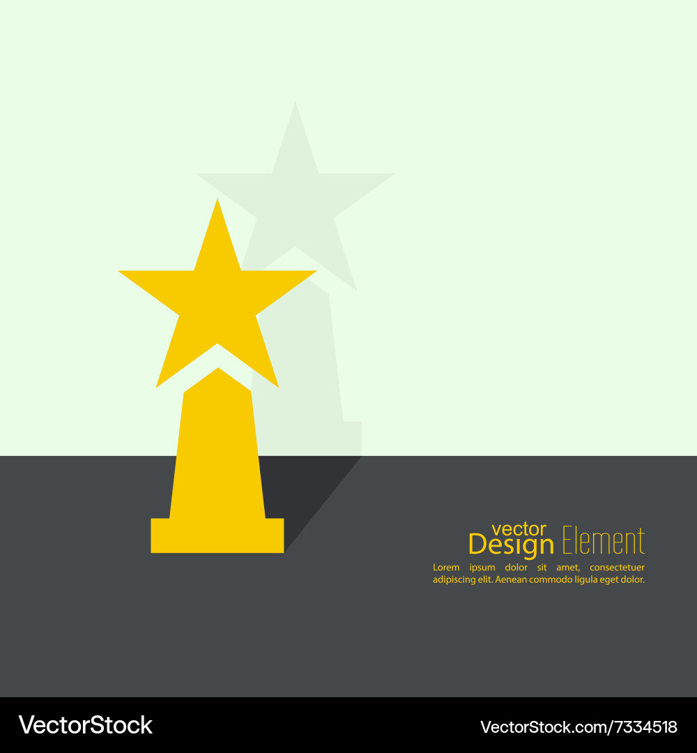 Award star winner Royalty Free Vector Image - VectorStock