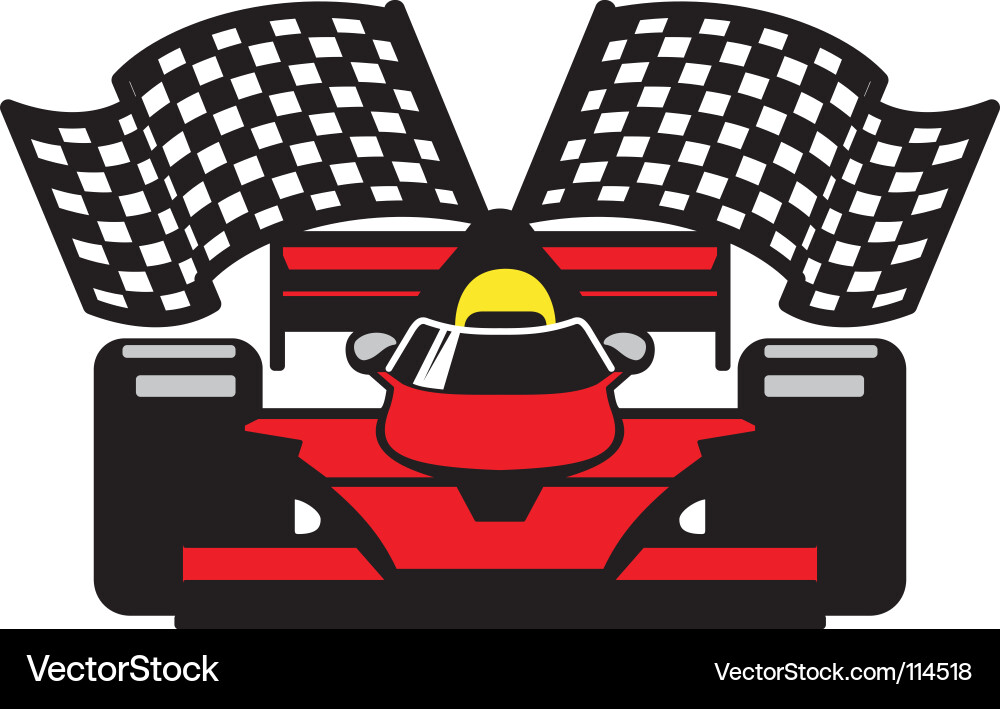 Racing car Royalty Free Vector Image - VectorStock