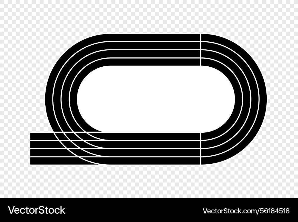 Running Track Artwork Royalty Free Vector Image