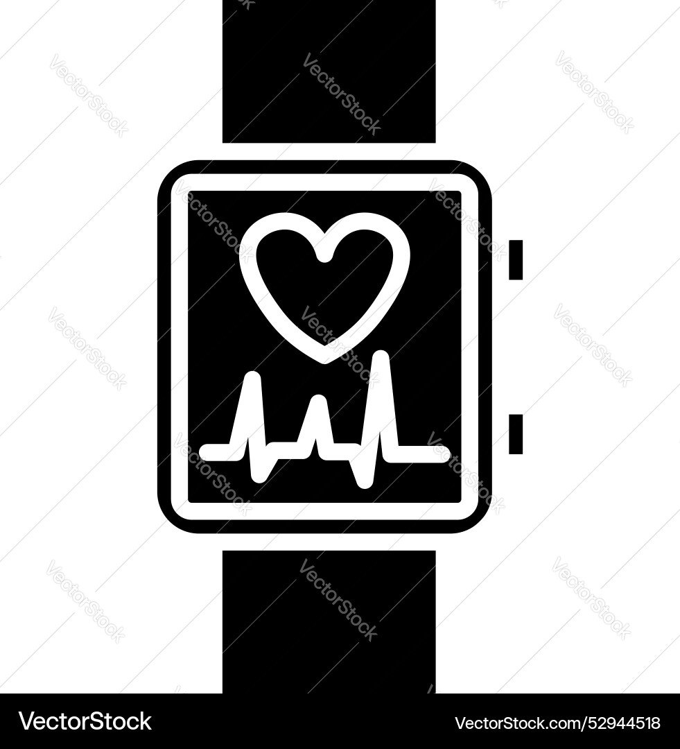 Smartwatch icon set wearable digital electronic Vector Image