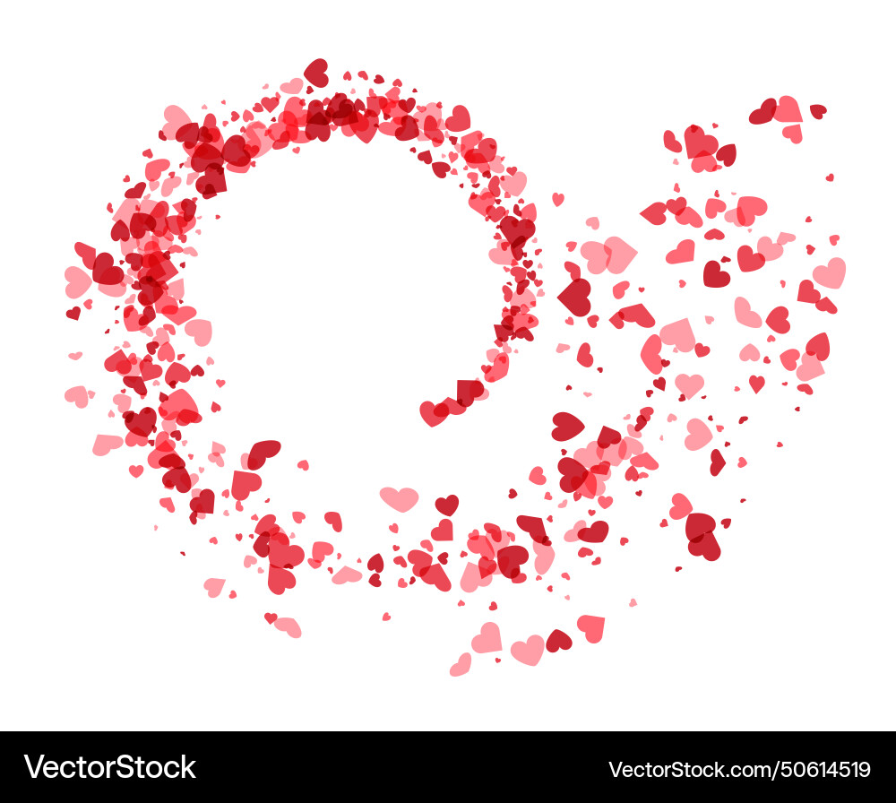 Circle of love Royalty Free Vector Image - VectorStock