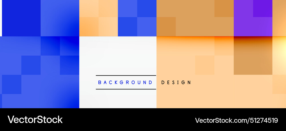 Electric blue squares with white border Royalty Free Vector