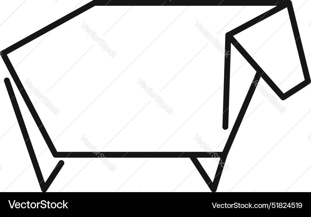 Minimalist line art representing Royalty Free Vector Image