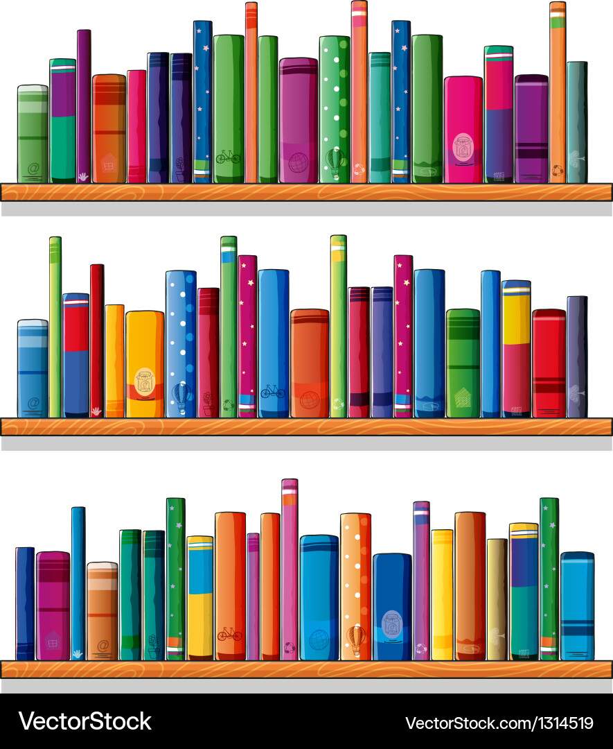Book Shelf Drawing Vector Images (over 1,200)