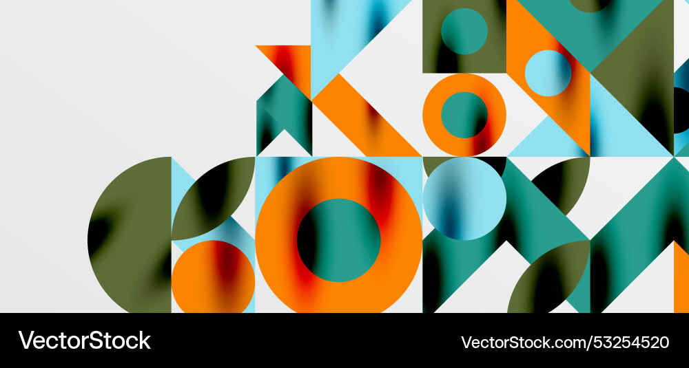 Geometric neo patterns abstract background Vector Image