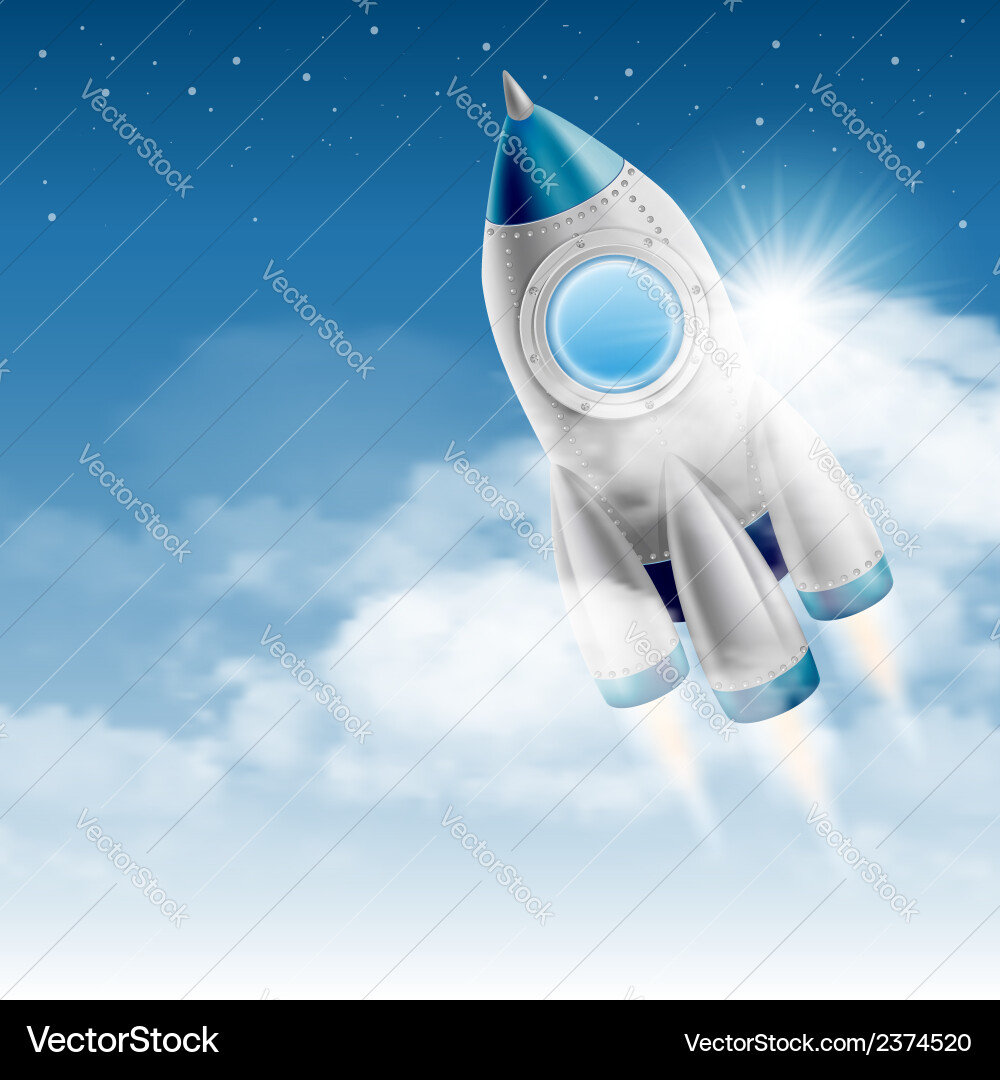 Rocket Royalty Free Vector Image - VectorStock