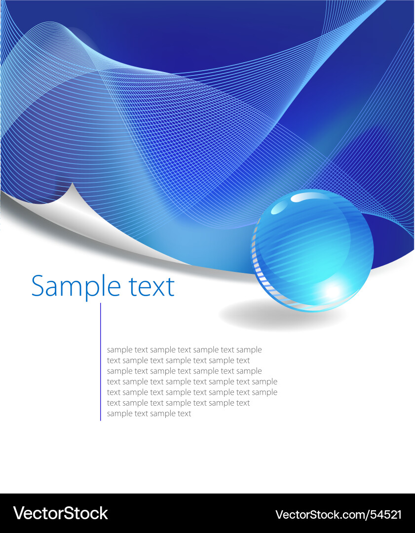Blue background Royalty Free Vector Image - VectorStock