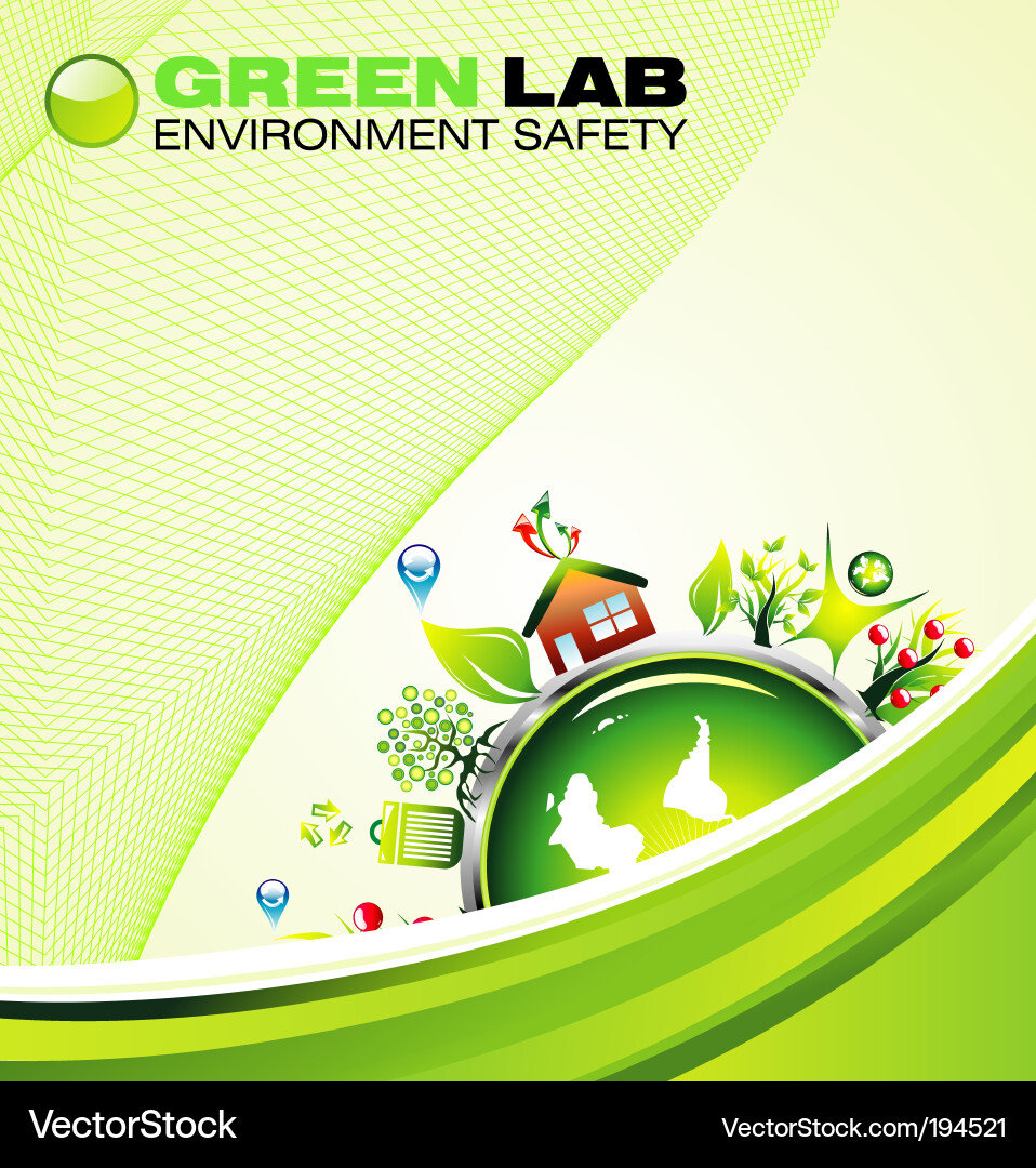 Environment background Royalty Free Vector Image