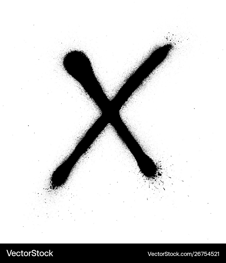 Graffiti X Letter Vector Images (over 280)