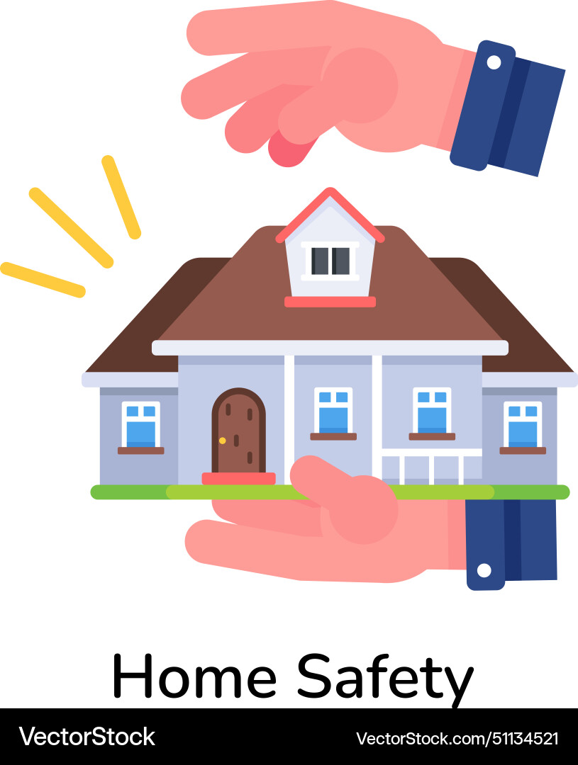 Home safety Royalty Free Vector Image - VectorStock