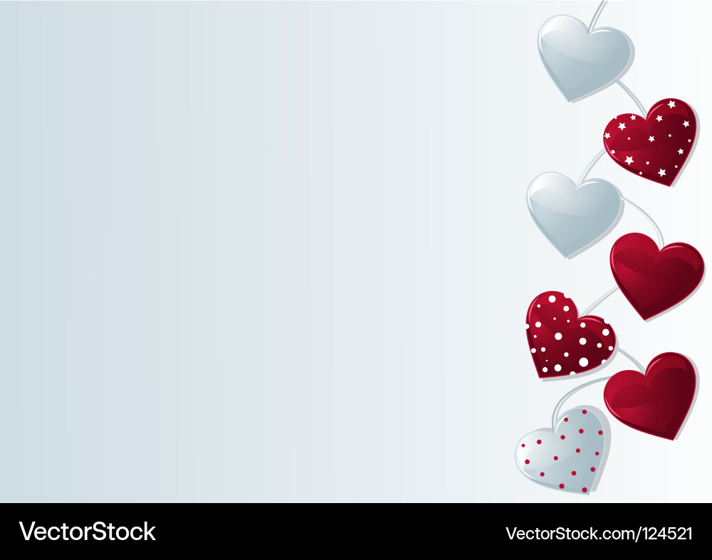 Love hearts Royalty Free Vector Image - VectorStock