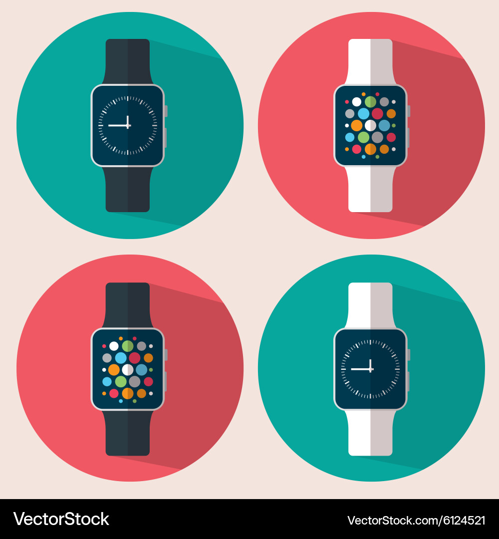 Smart watch Royalty Free Vector Image - VectorStock