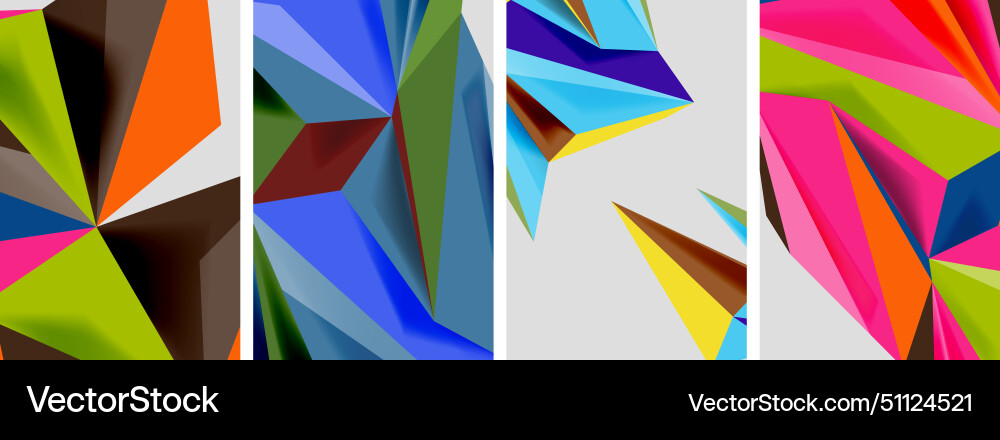 Textile art featuring a collage of colorful Vector Image