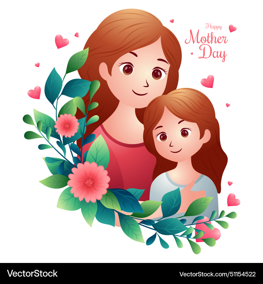 Happy mothers day icon Royalty Free Vector Image