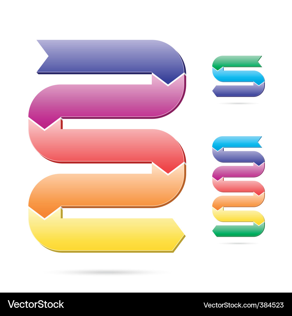 Process Flow Diagram Royalty Free Vector Image
