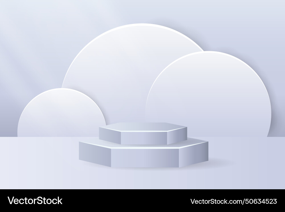 Simple podium background Royalty Free Vector Image
