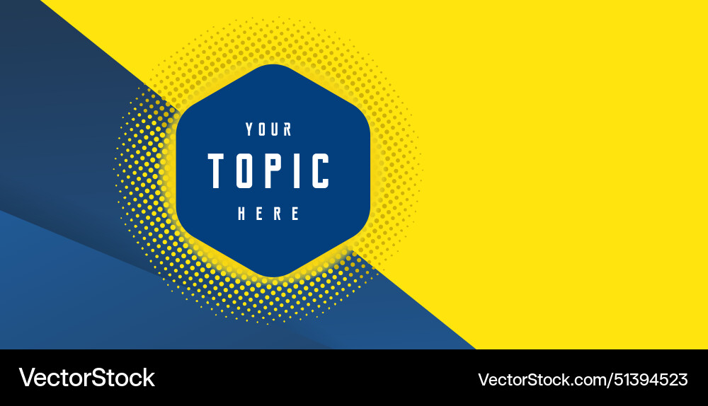 Yellow banner template design and bright poster Vector Image