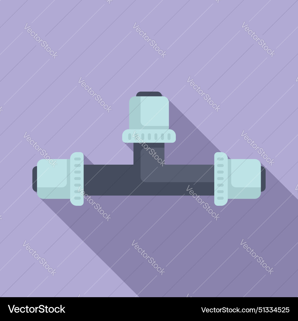 Cartoon pipeline on purple background Royalty Free Vector