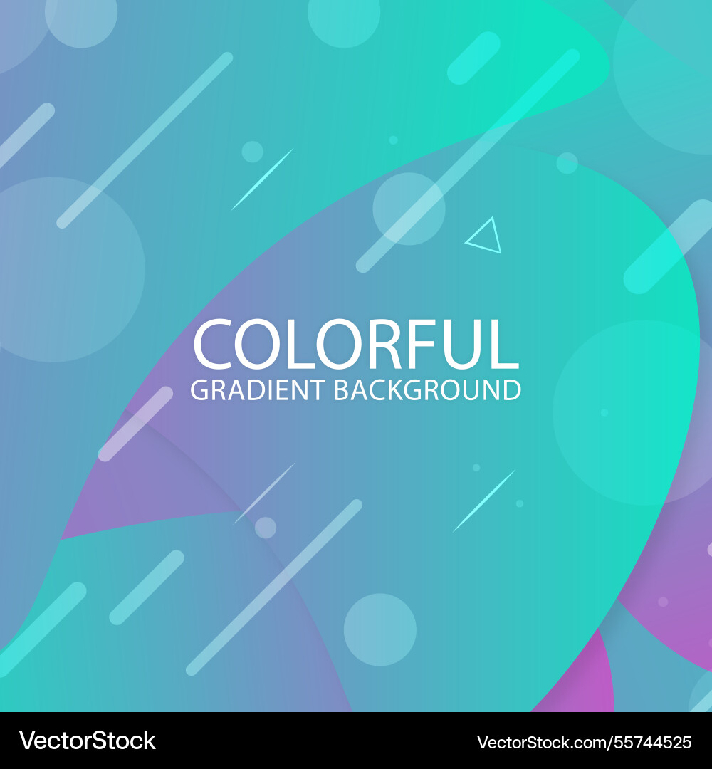 Colorful gradient background Royalty Free Vector Image