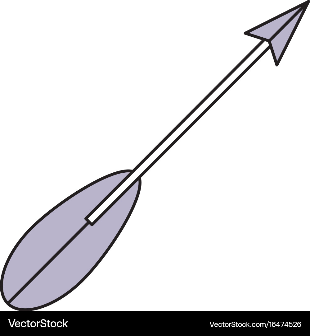 Arch bow arrow Royalty Free Vector Image - VectorStock