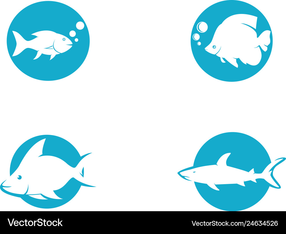 Fish symbol Royalty Free Vector Image - VectorStock
