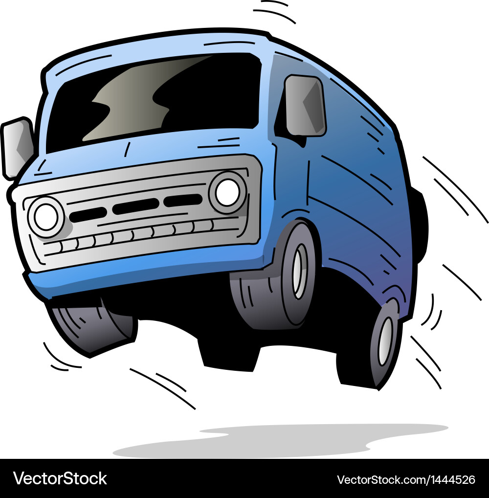 Fun van Royalty Free Vector Image - VectorStock