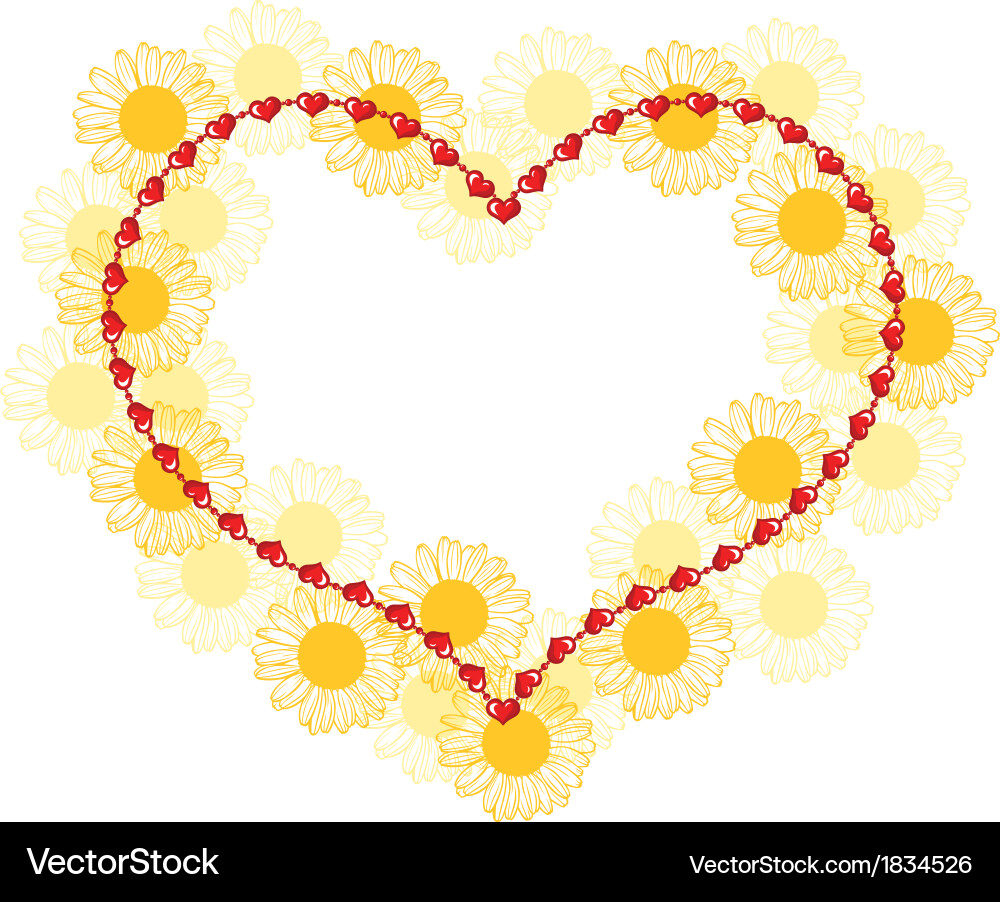 Heart form Royalty Free Vector Image - VectorStock