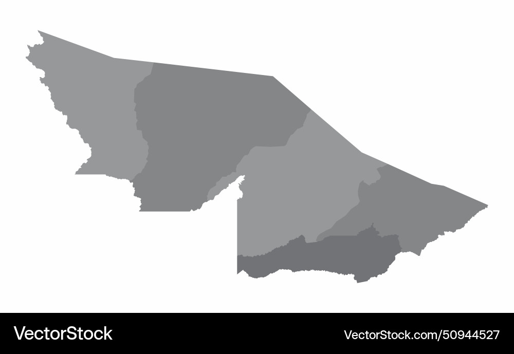 Acre administrative map Royalty Free Vector Image