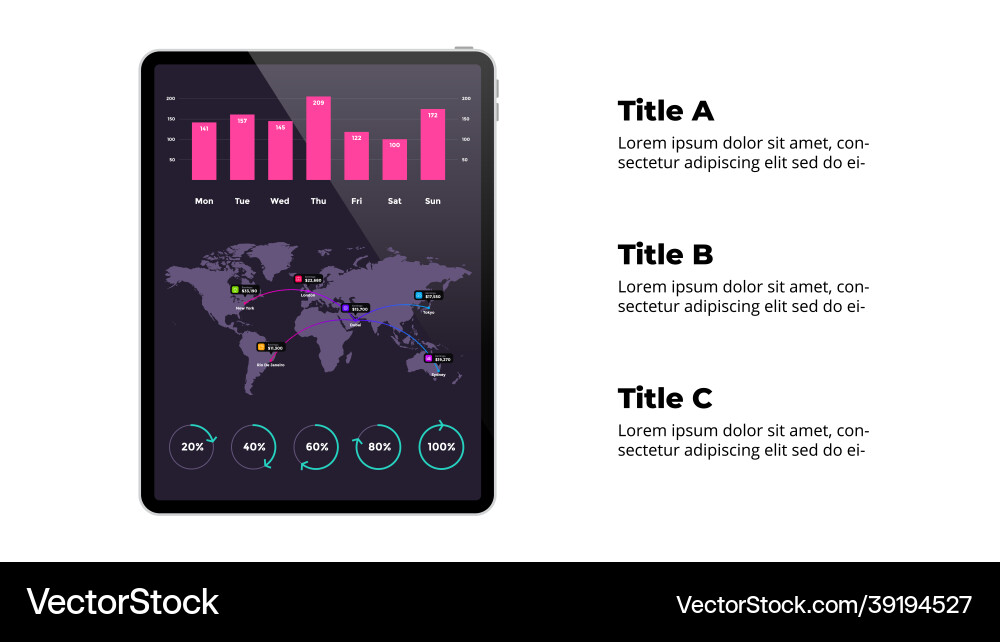 Infographic Template Ipad