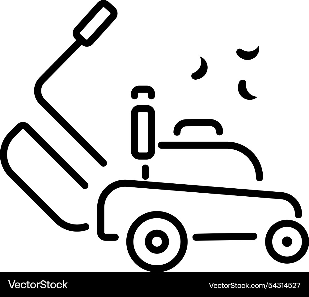Lawn mower Royalty Free Vector Image - VectorStock